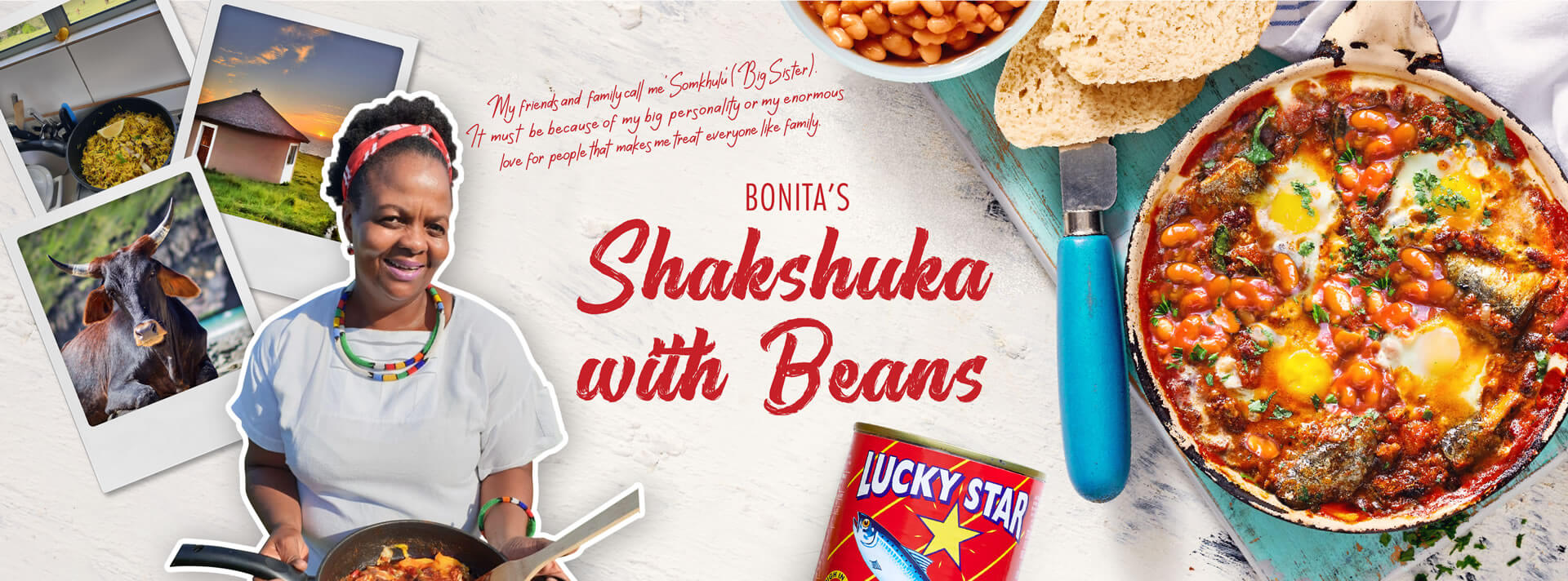 BONITA’S SHAKSHUKA WITH BEANS - Lucky Star