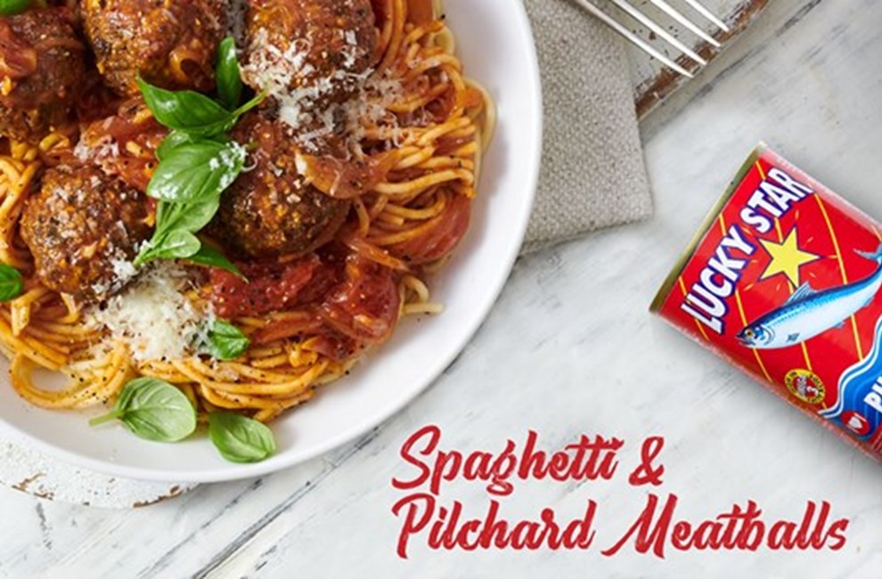 Spaghetti & Pilchard Meatballs - Lucky Star