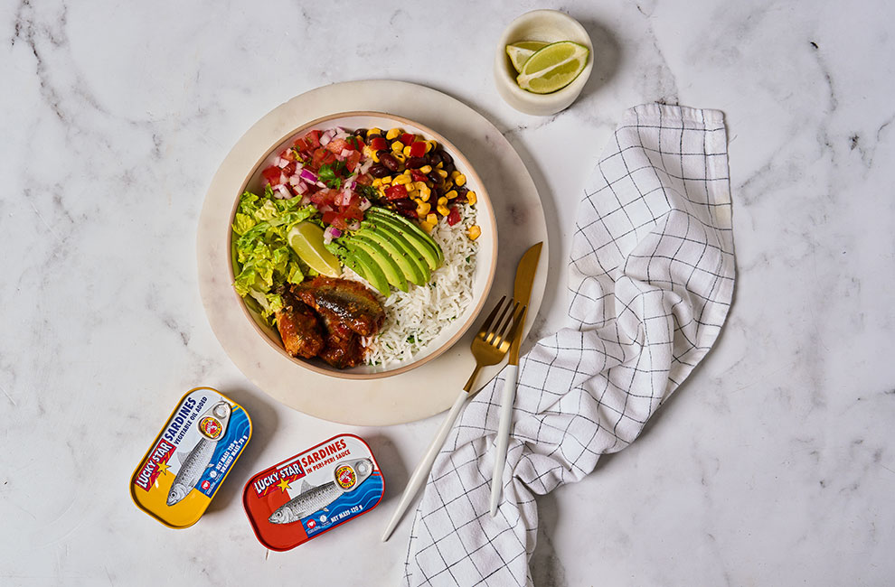 Peri-Peri sardine Boujee bowl - Lucky Star